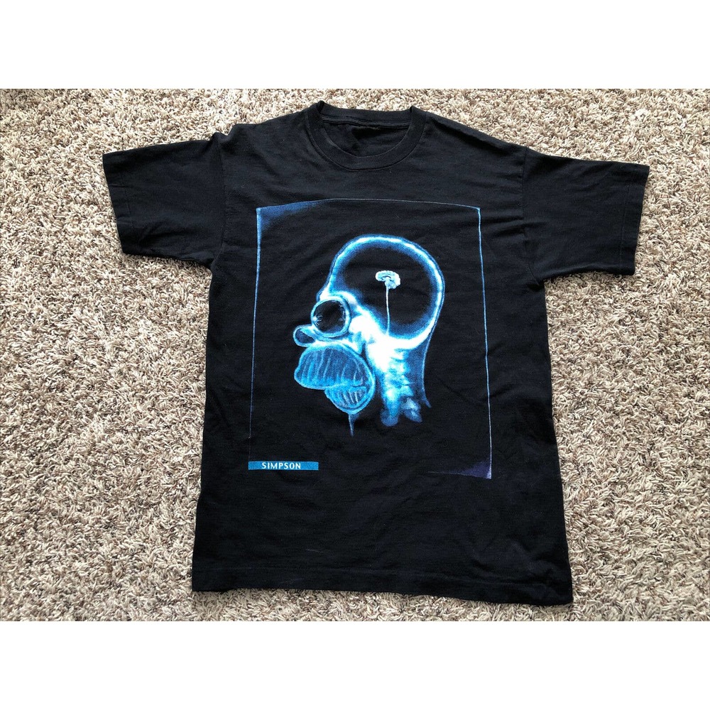 Vintage Homer Simpson Small Brain X-Ray Single Stitch… - Gem